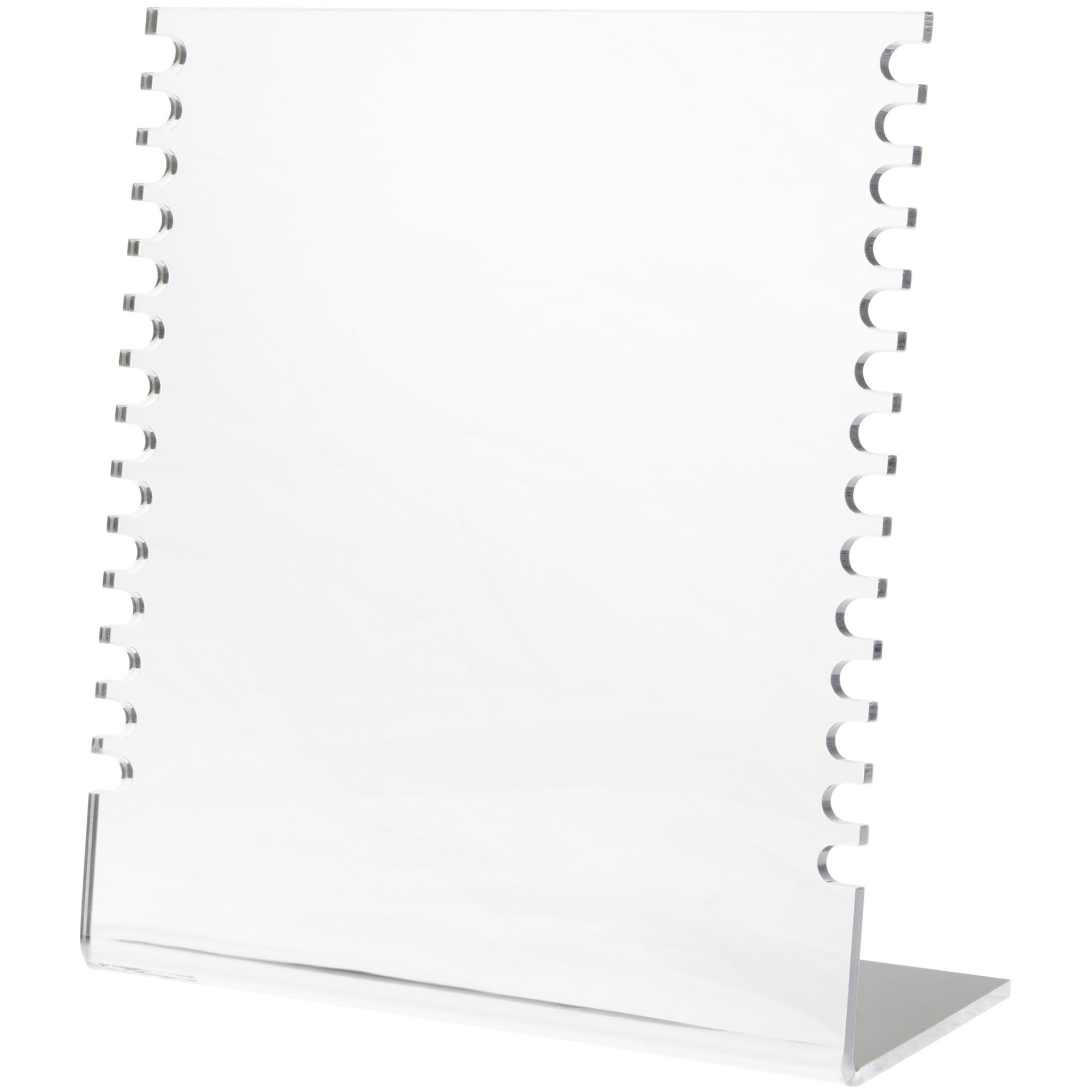 Plymor Acrylic Necklace Display Stand With Side Hooks (Mirrored), 10. ...