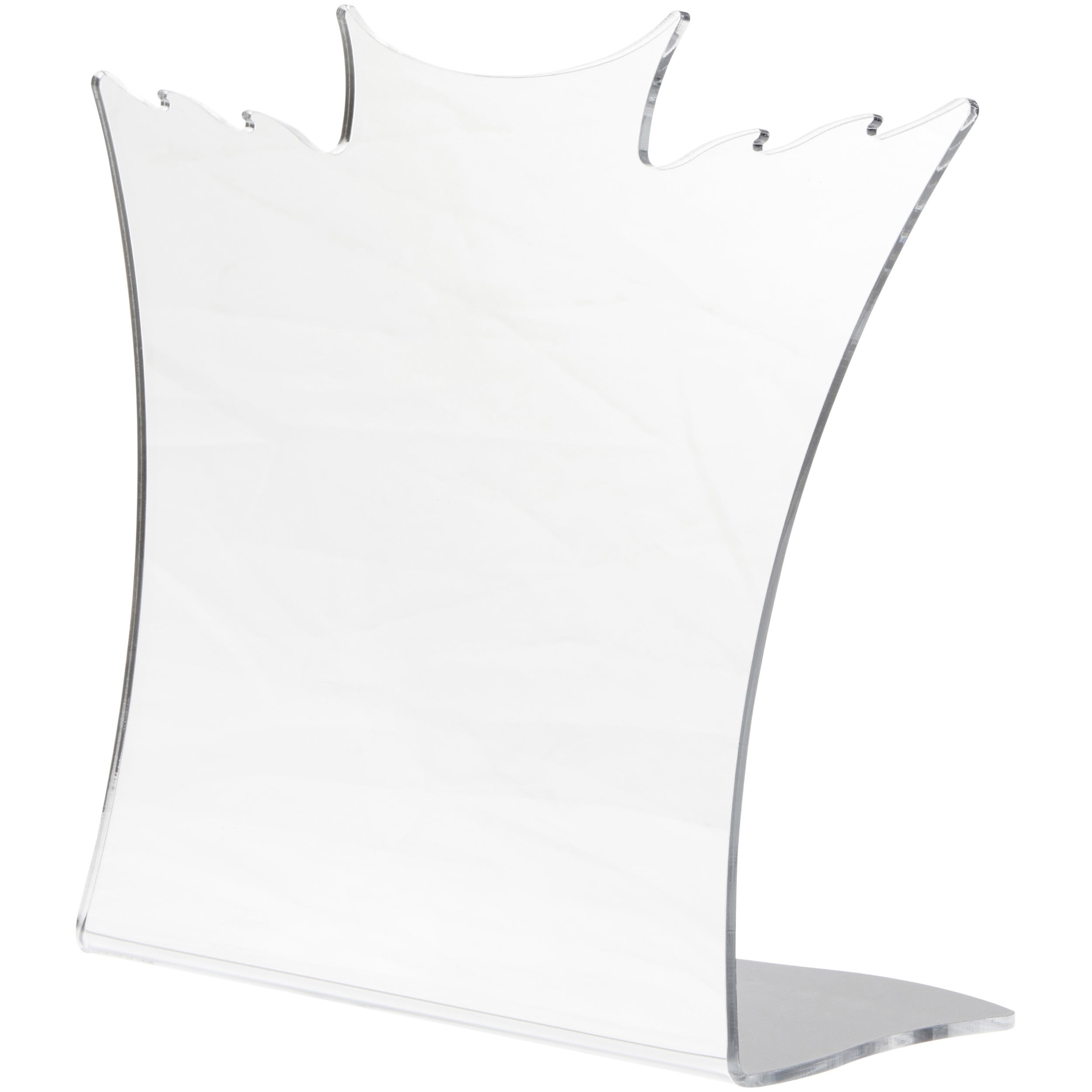 Plymor Acrylic Winged Necklace Display Stand (Mirrored), 8.5" W x 3" D ...
