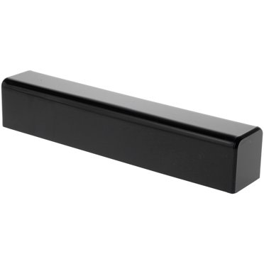 Plymor Clear Acrylic Display Case with Black Base (Mirror Back), 12" x ...