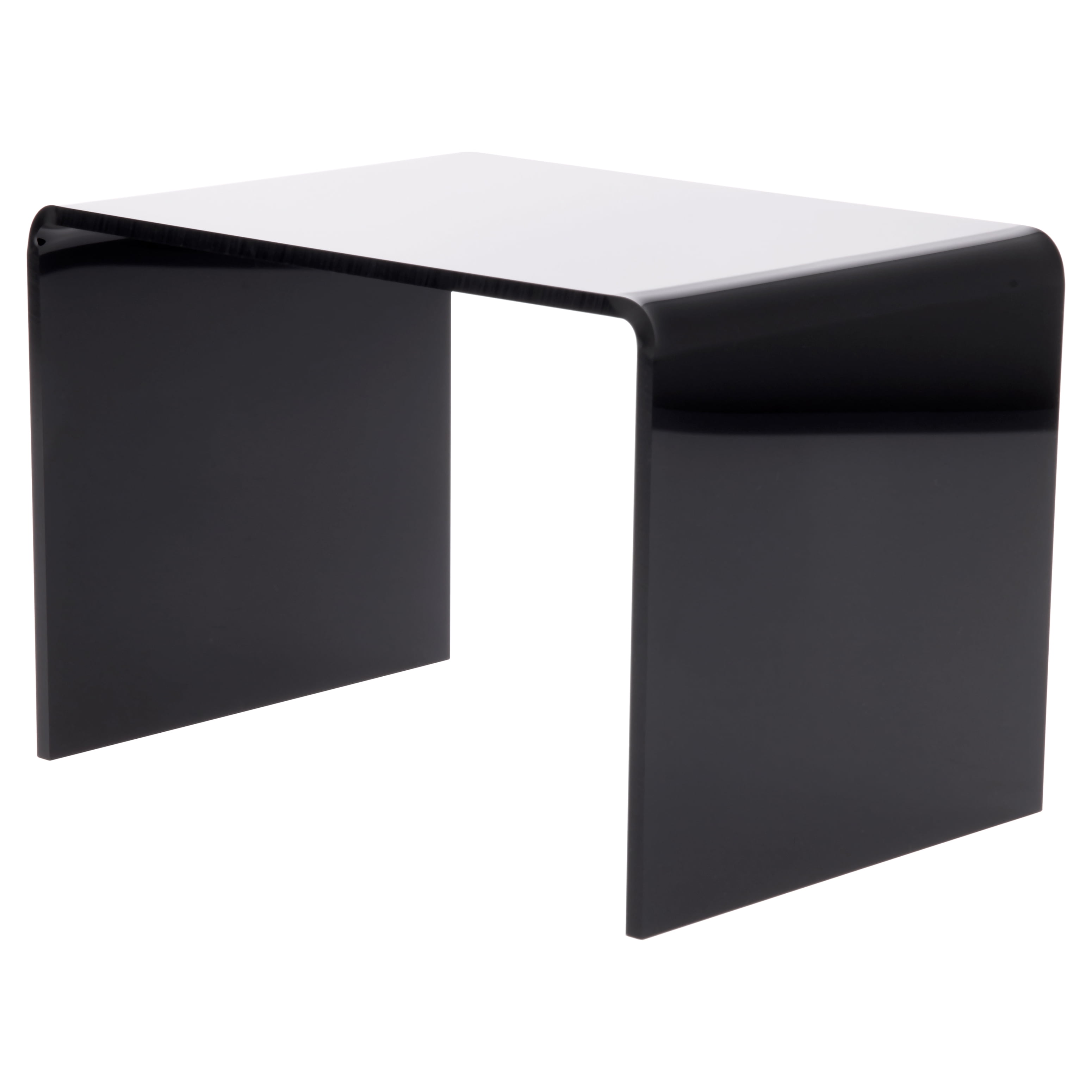 Plymor Black Acrylic Rectangular Display Riser, 6" H x 9" W x 6" D (1/4 ...