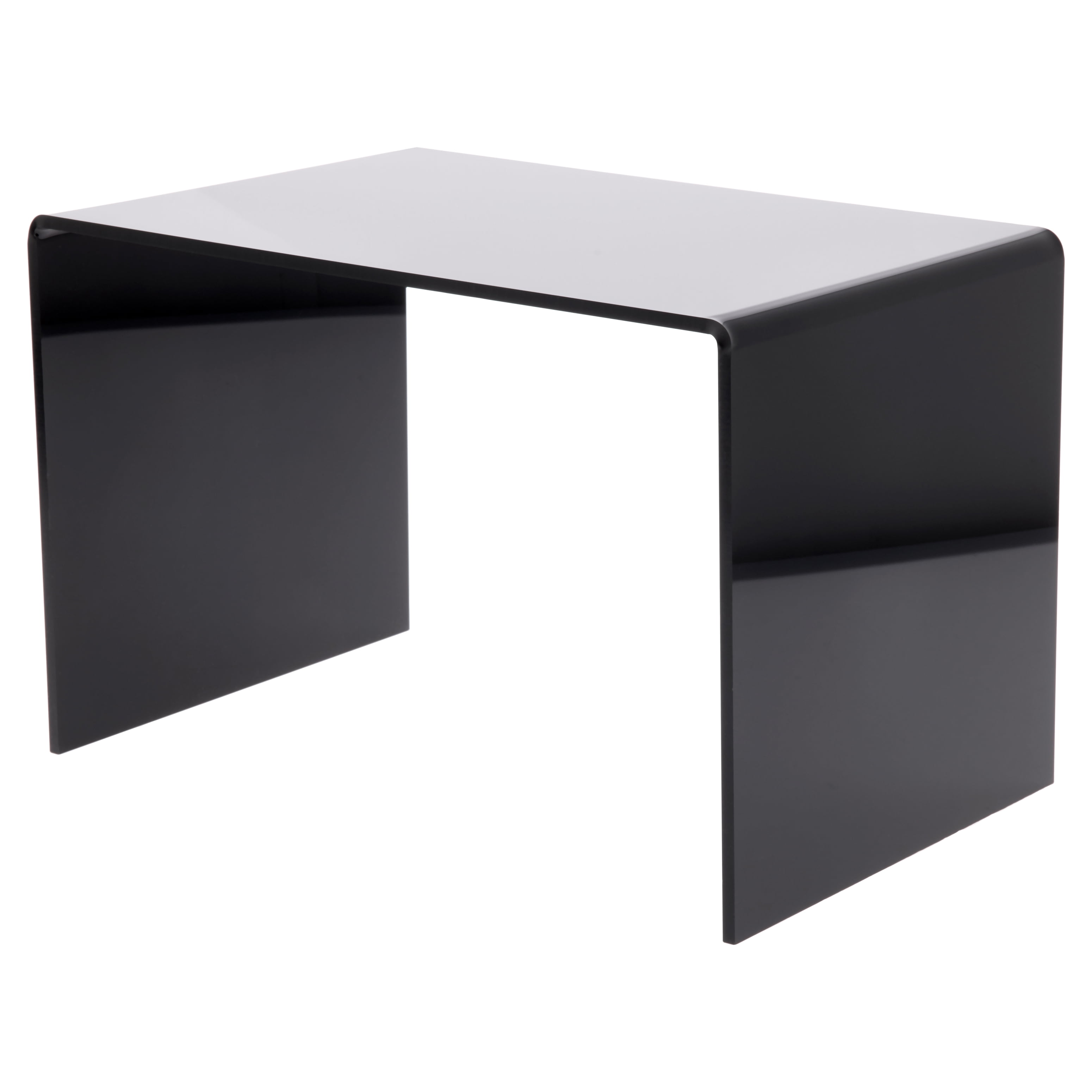 Plymor Black Acrylic Rectangular Display Riser, 9" H x 13.5" W x 9" D ...