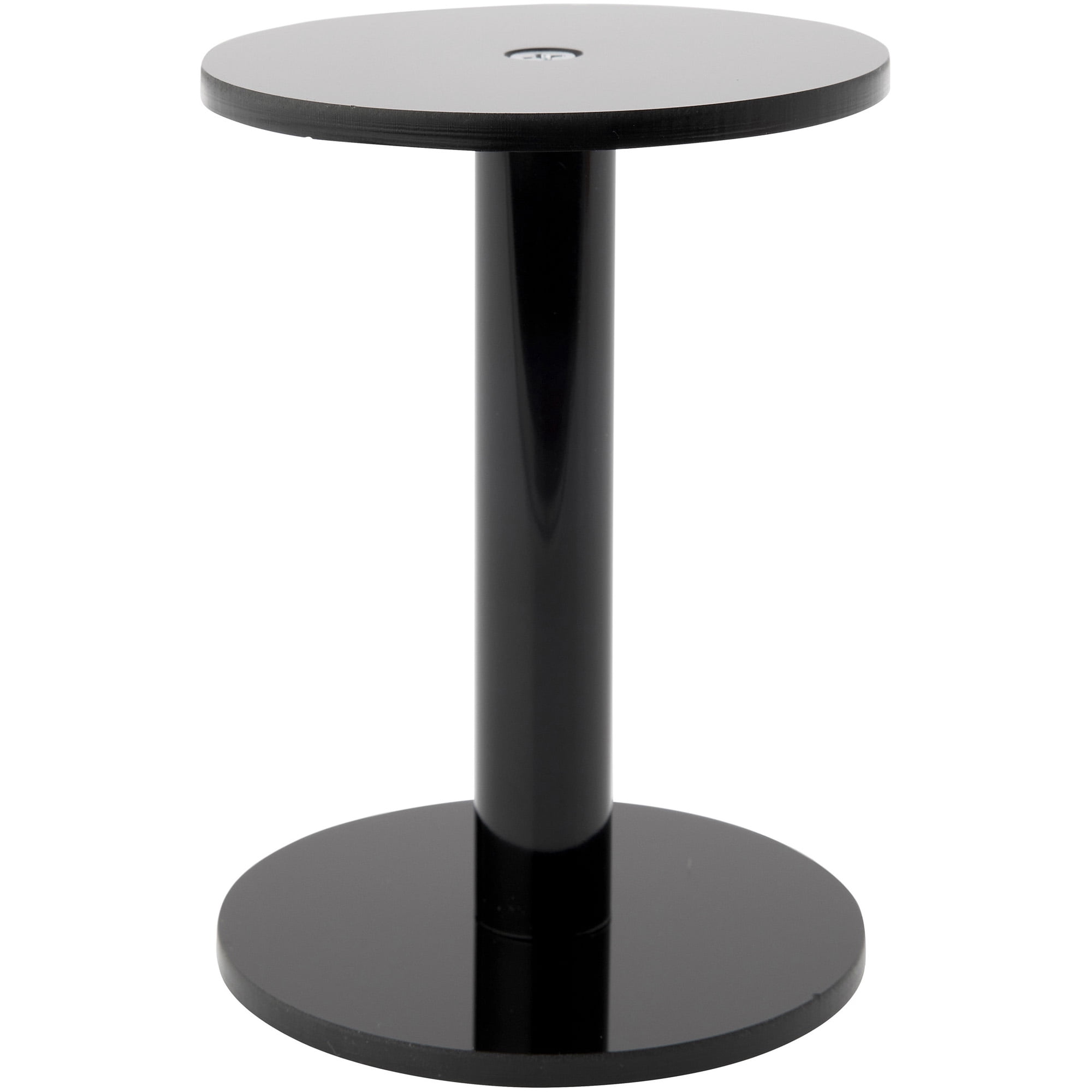 Plymor Black Acrylic Round Barbell Pedestal Display Riser, 4.25" H x 3 ...