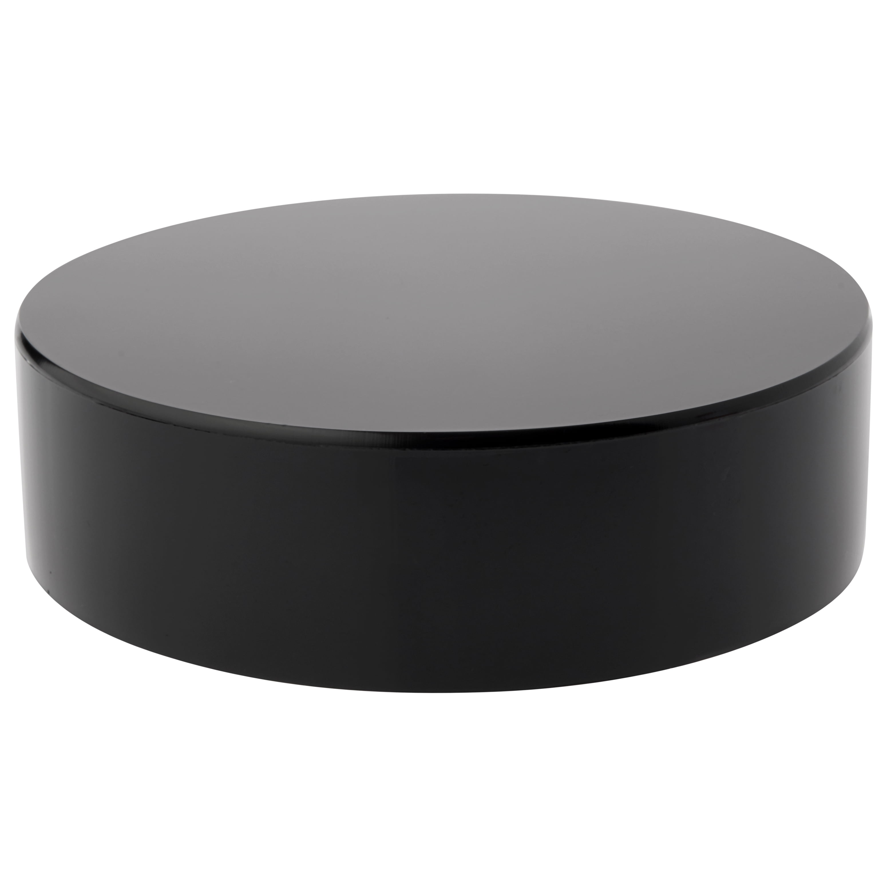 Plymor Black Acrylic Round Cylinder Display Riser, 2" H x 7" D (6 Pack ...