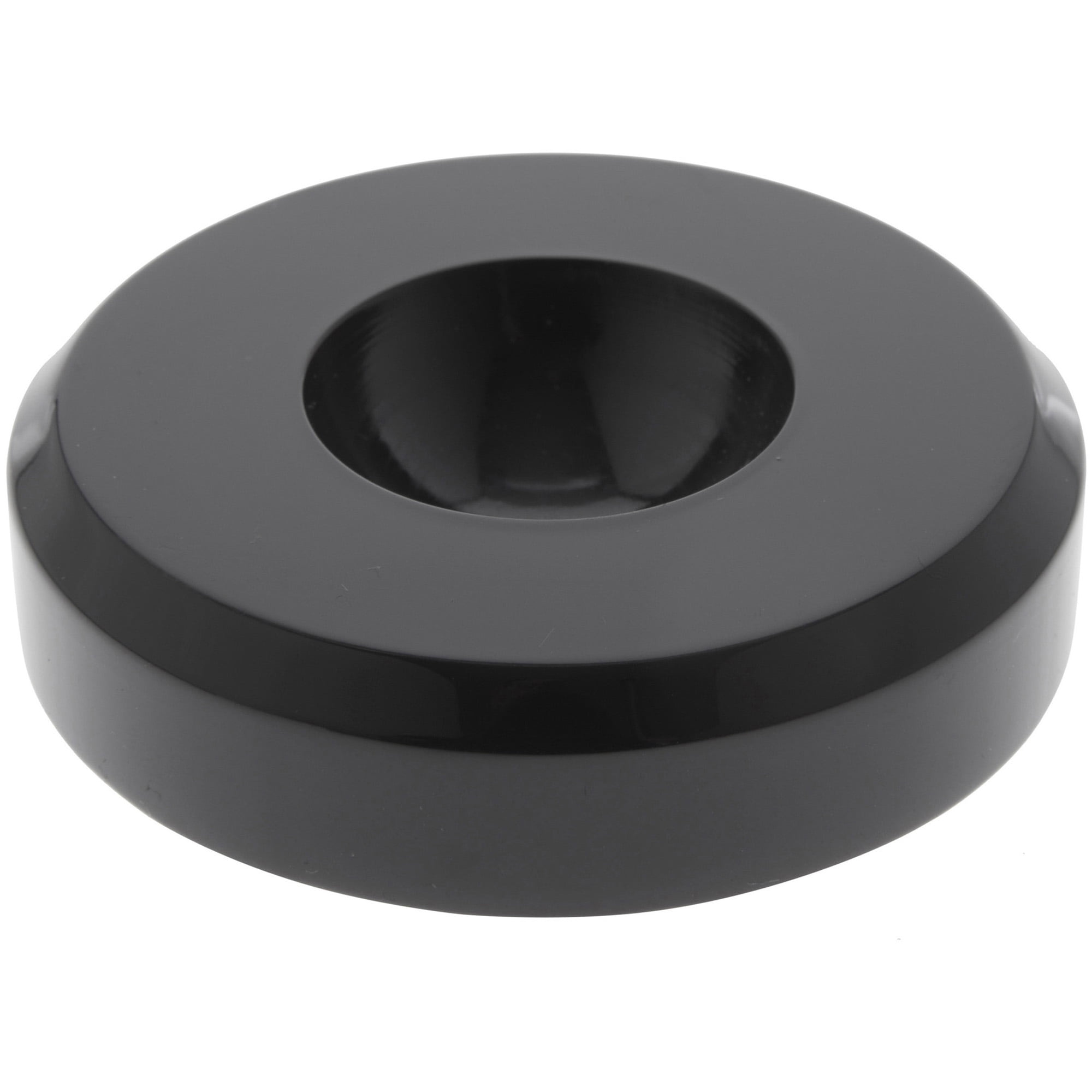 Plymor Black Acrylic Round Display Base with Indented Circle to Hold ...