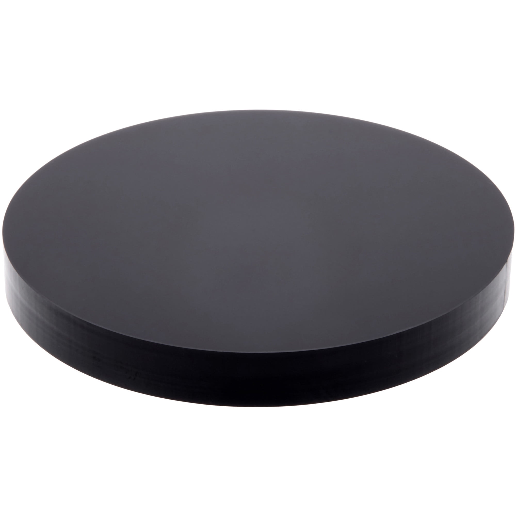 Plymor Black Acrylic Round Standard-Edge Display Base, 3" W x 3" D x 0. ...