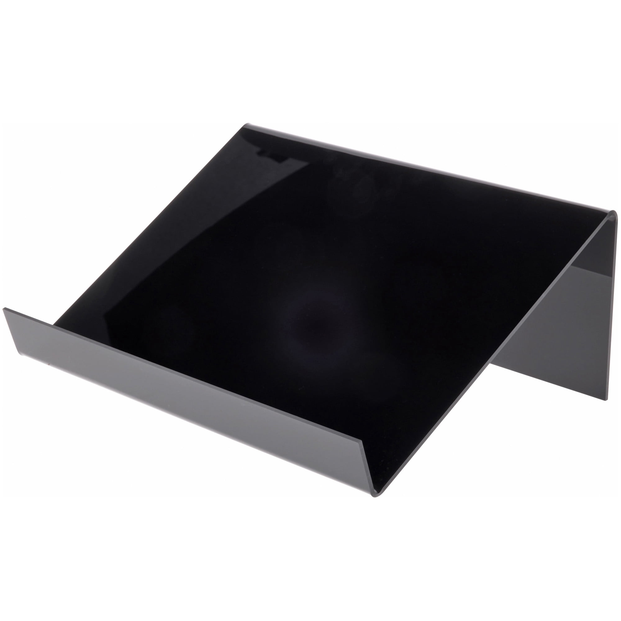 Plymor Black Acrylic Slightly Elevated Book Display Stand with 1.5 ...