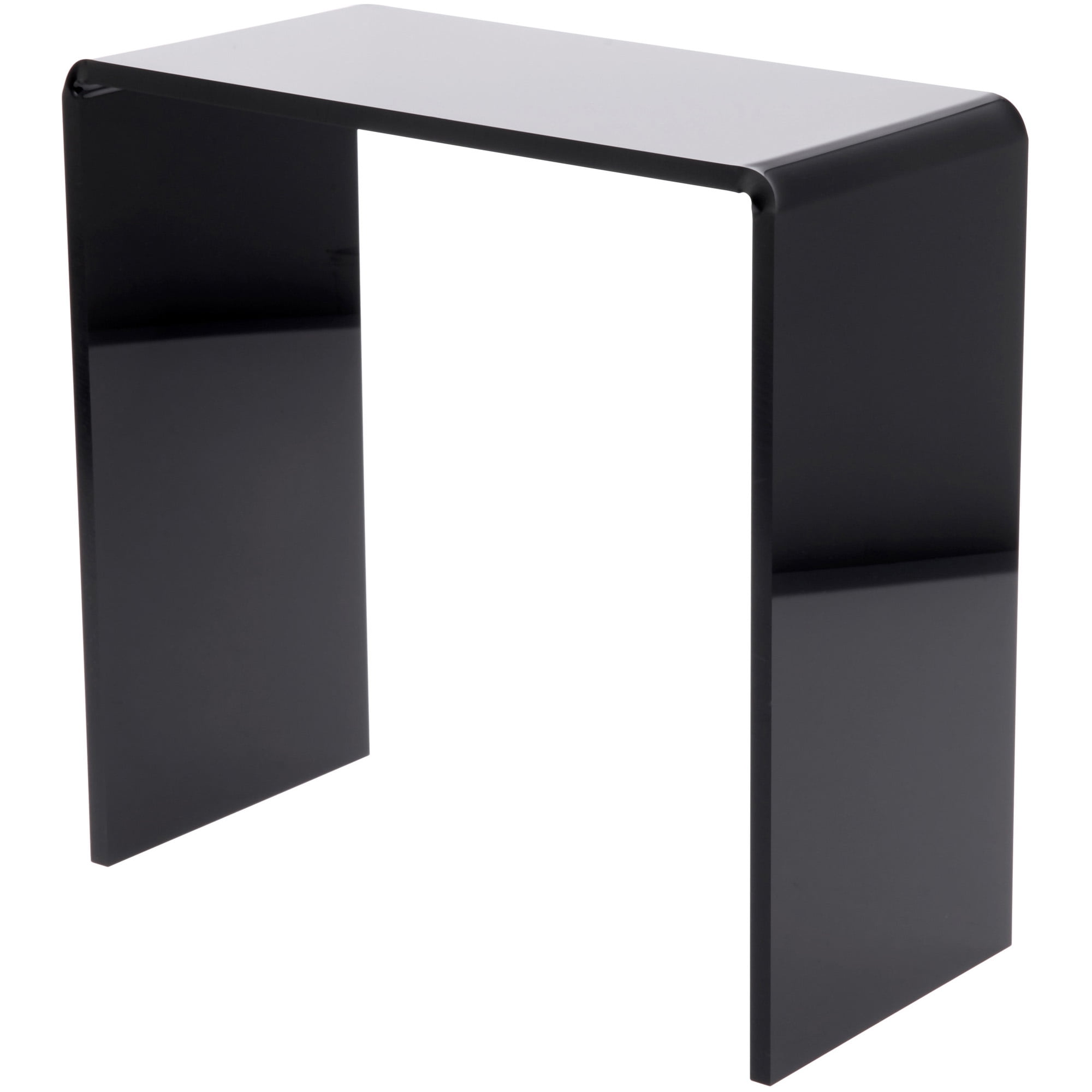 Plymor Black Acrylic Vertical Rectangular Display Riser, 12" H x 12" W ...