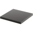 Plymor Black Square Acrylic Display Base, 4" W x 4" D x 0.375" H ...