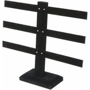 Black Leatherette Jewelry Display Riser Stand Pedestal for Accessories ...