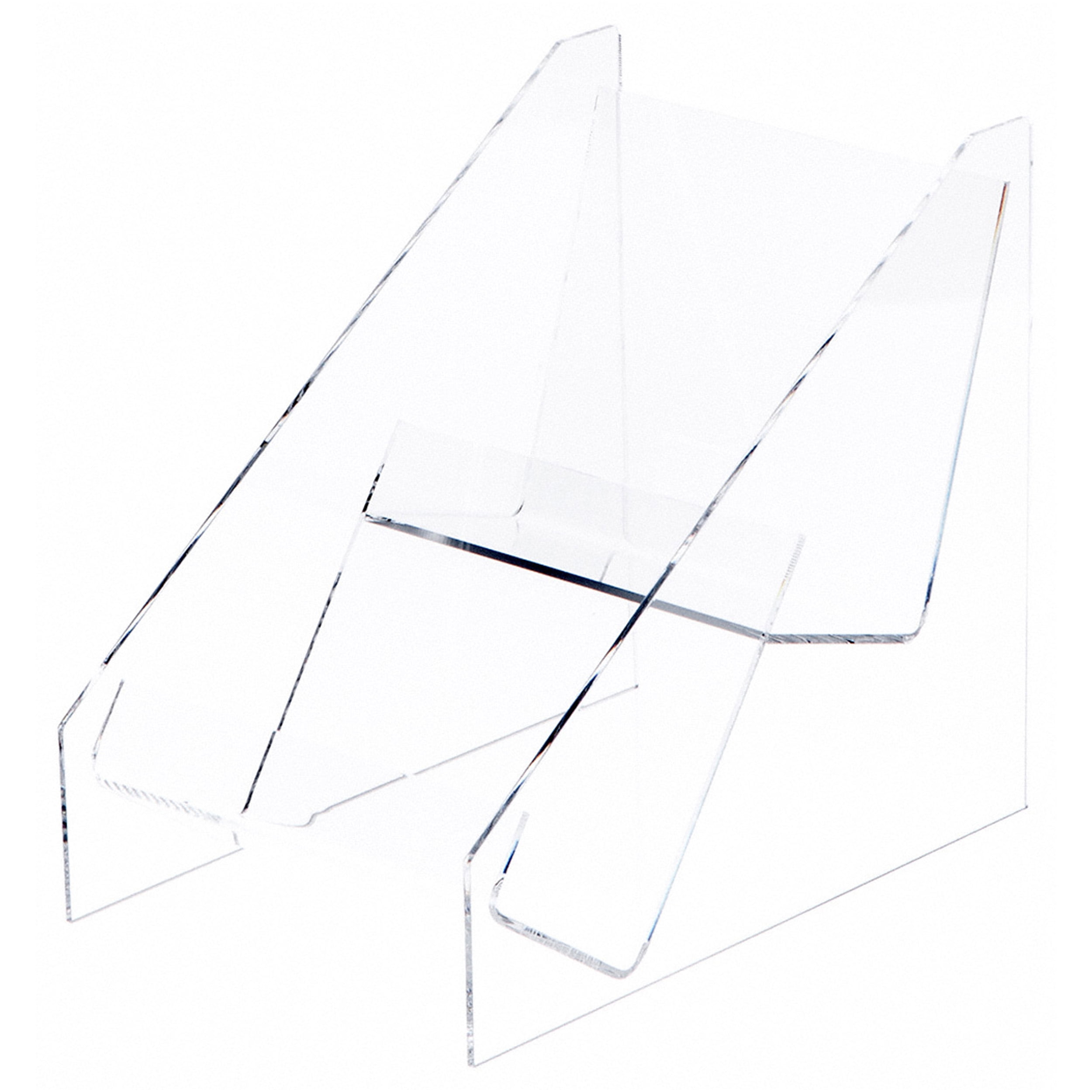 Plymor Clear Acrylic 2-Level 11-CD Display Shelf, 6" W x 9" D x 8" H (6 ...