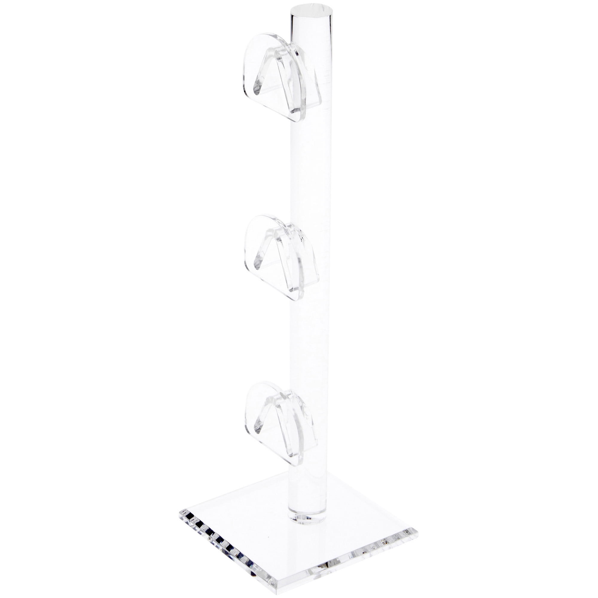 Plymor Clear Acrylic 3 Curved Bridge Display Risers for Eyeglass Frames ...