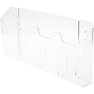 SKYSHALO Collapsible Literature Rack, Dual-Sided 6-Slot Leaflet Holder ...