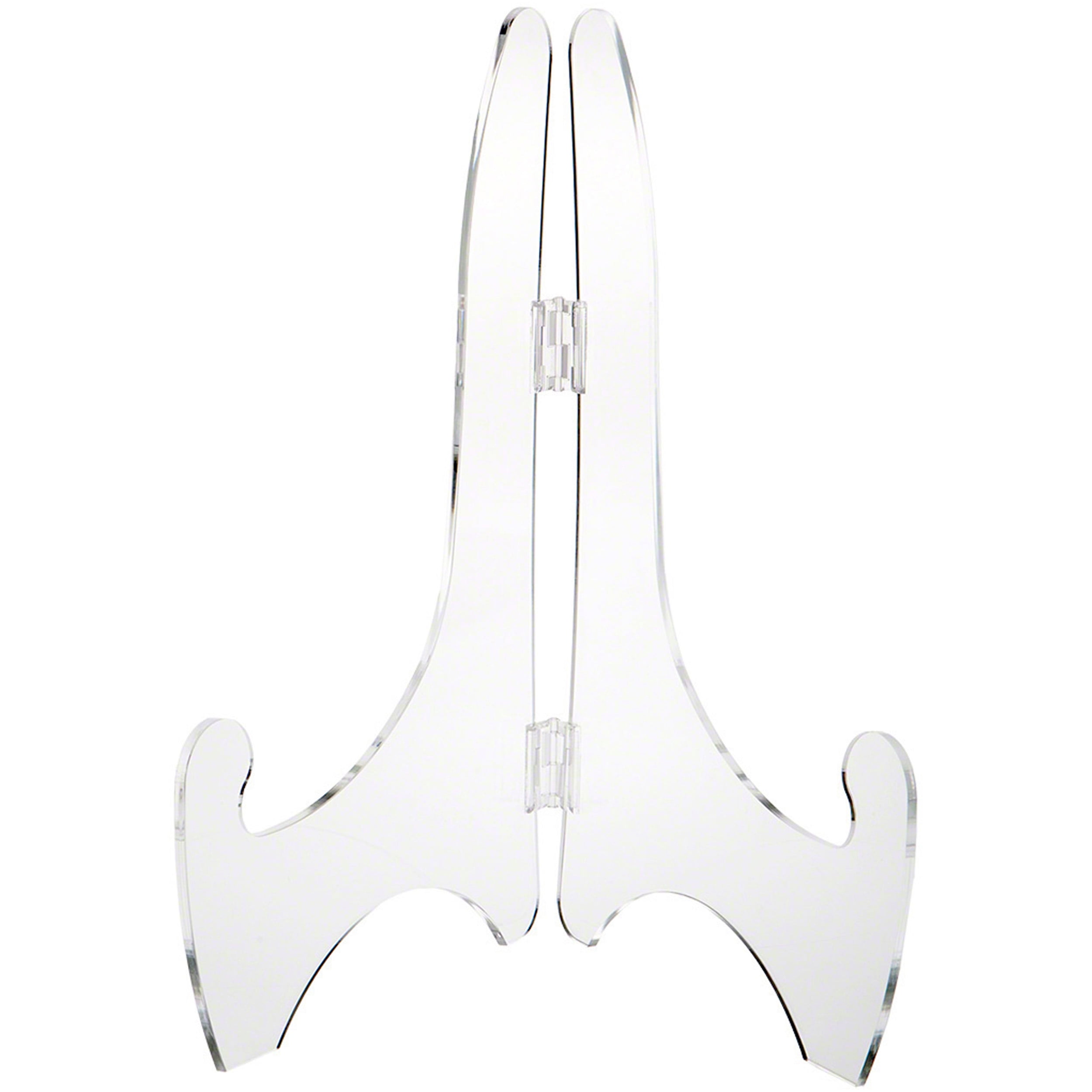 Plymor Clear Acrylic Adjustable Folding Display Easel, 18" H x 12.5" D ...