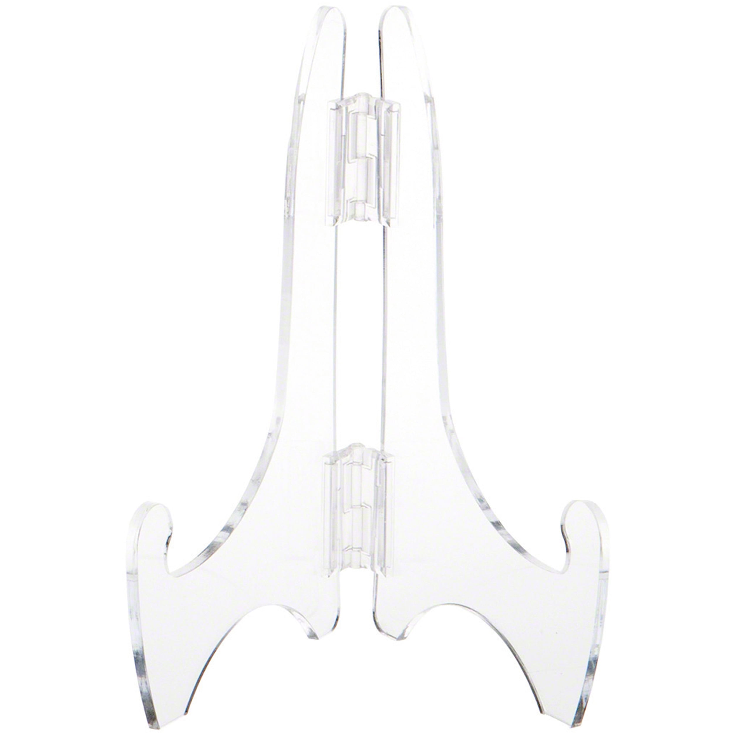 Plymor Clear Acrylic Adjustable Folding Display Easel, 9" H x 6" D (For ...
