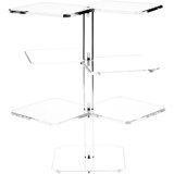 Plymor Clear Acrylic Beveled 3-Shelf Display Riser / Tower, 19.5" H x ...
