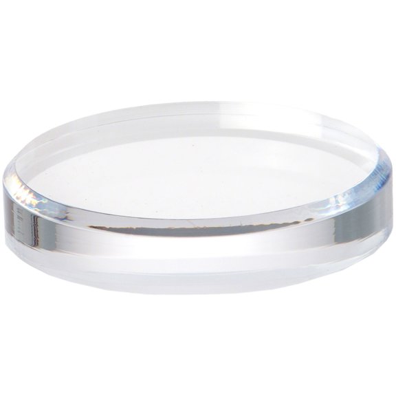 Plymor Clear Acrylic Square Beveled Display Base, 8" W x 8" D x 0.5" H ...