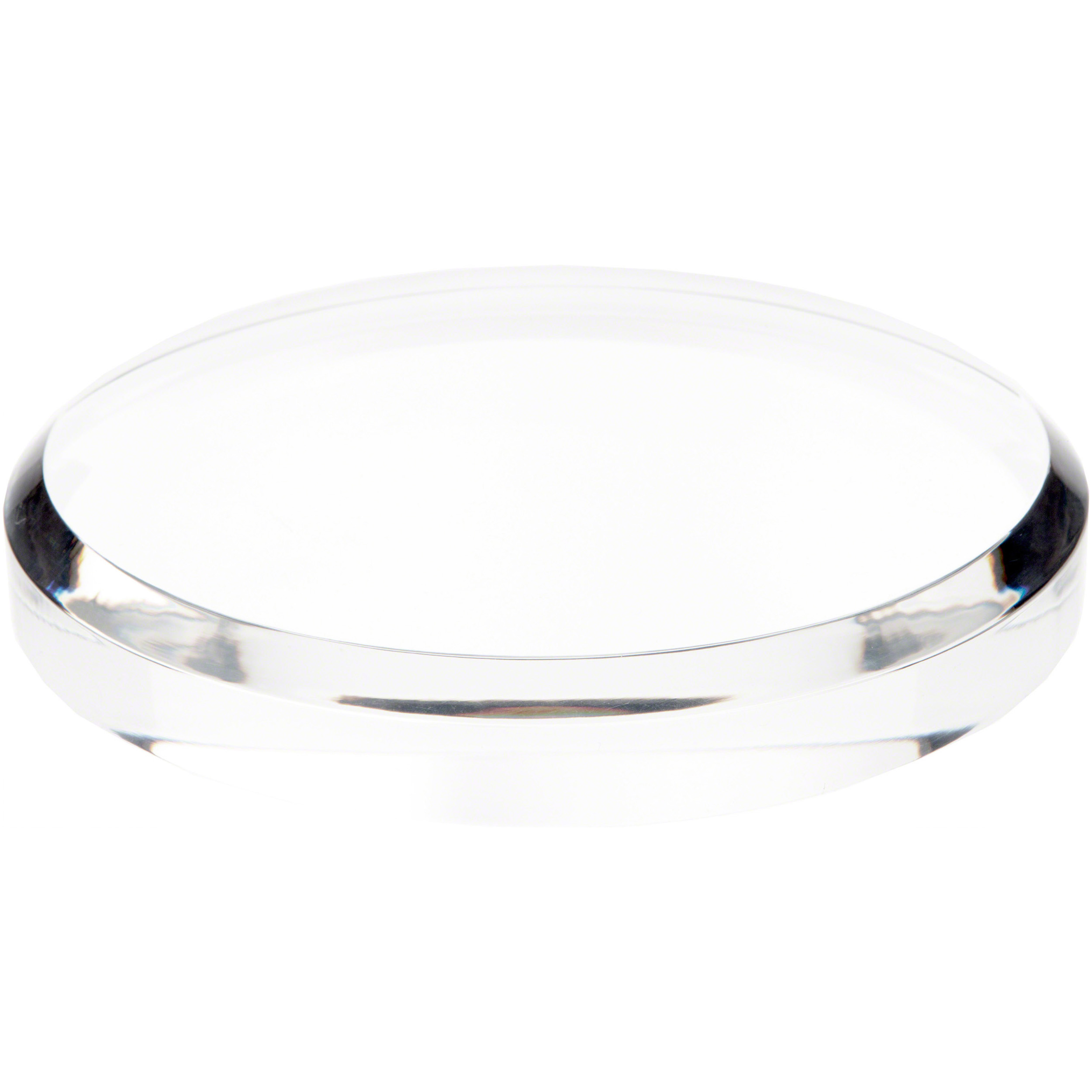 Plymor Clear Acrylic Beveled Round Display Base, 7" W x 7" D x 1" H ...