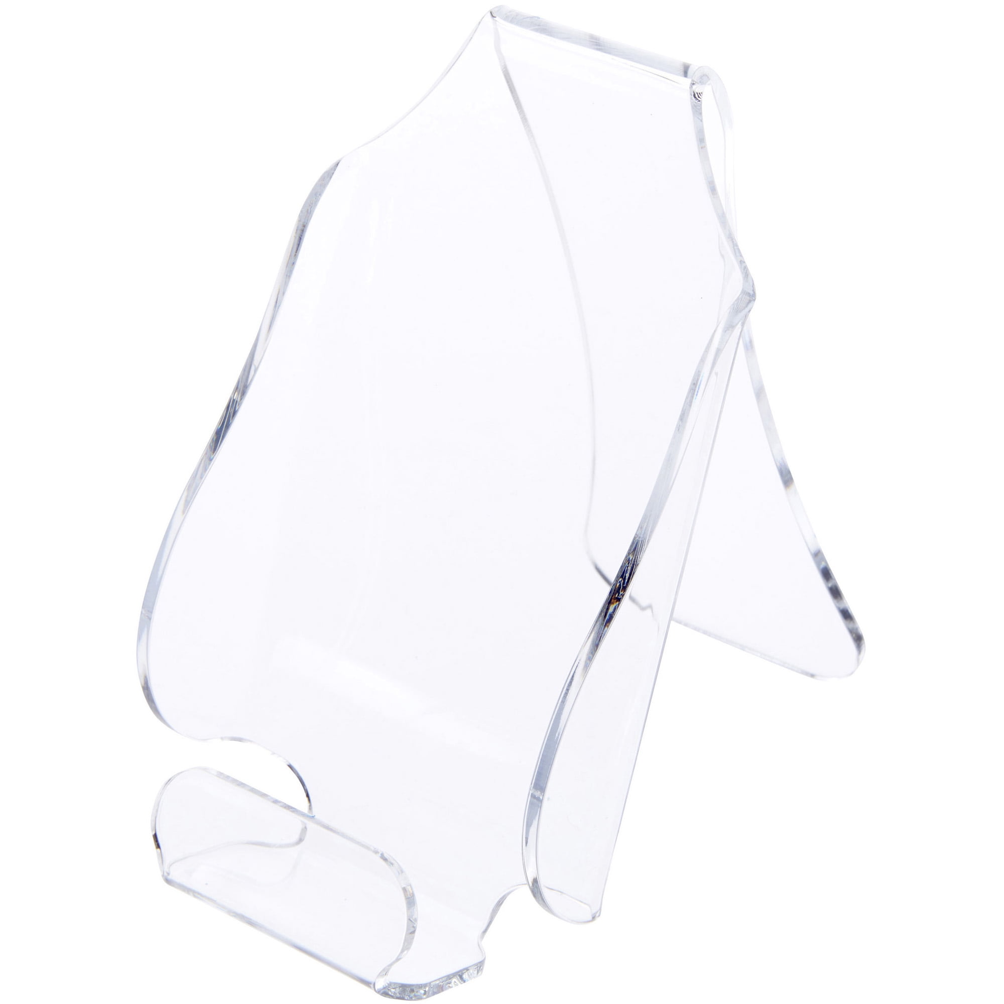 Plymor Clear Acrylic Cell Phone Display Stand / Easel, 2.75" W x 5" D x ...