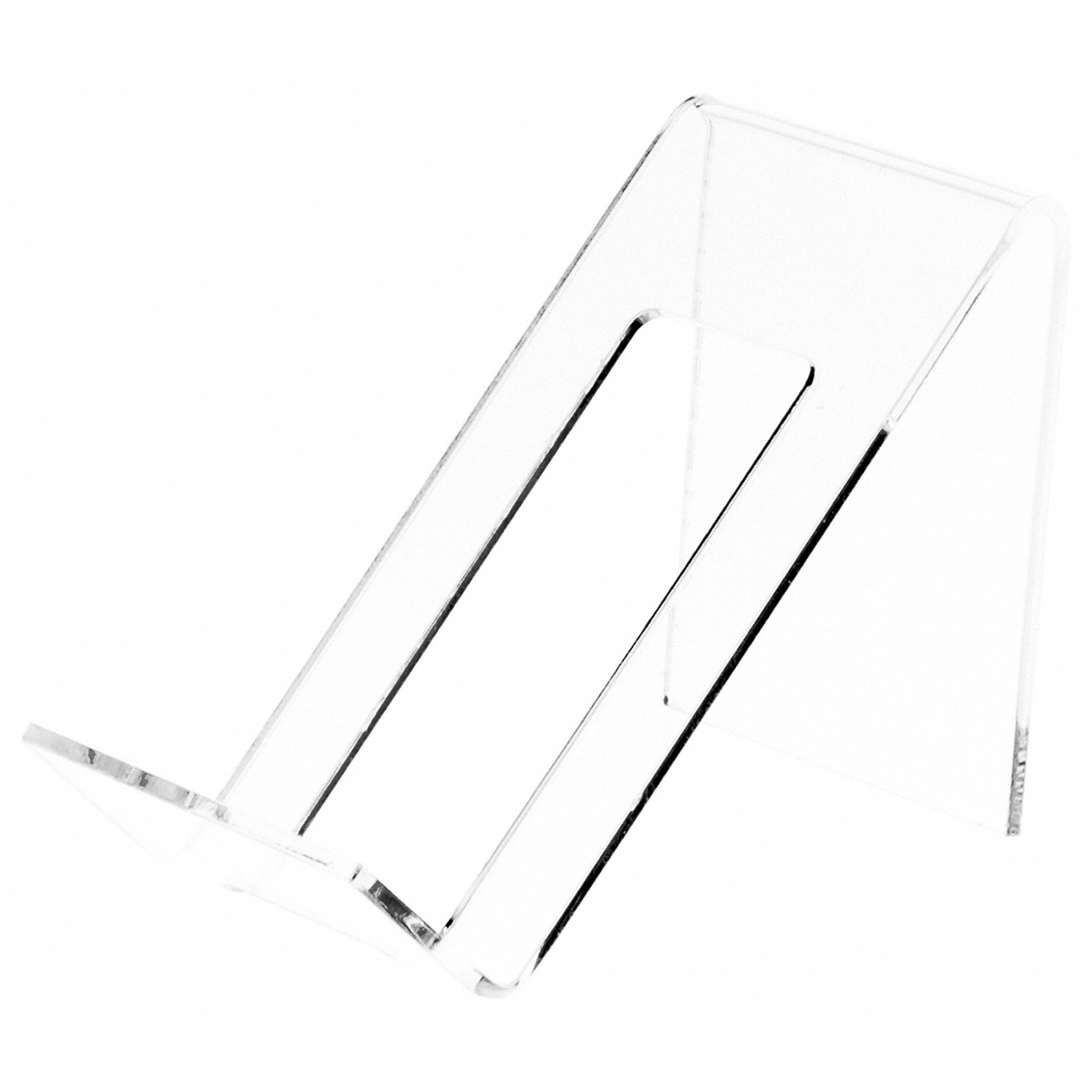Plymor Clear Acrylic Cell Phone Display Stand / Easel, 2" W x 3.5" D 2. ...