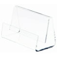 Plymor Clear Acrylic Deluxe Business Card / Postcard Holder, 3.5" W x 2.875" D x 2.125" H ...