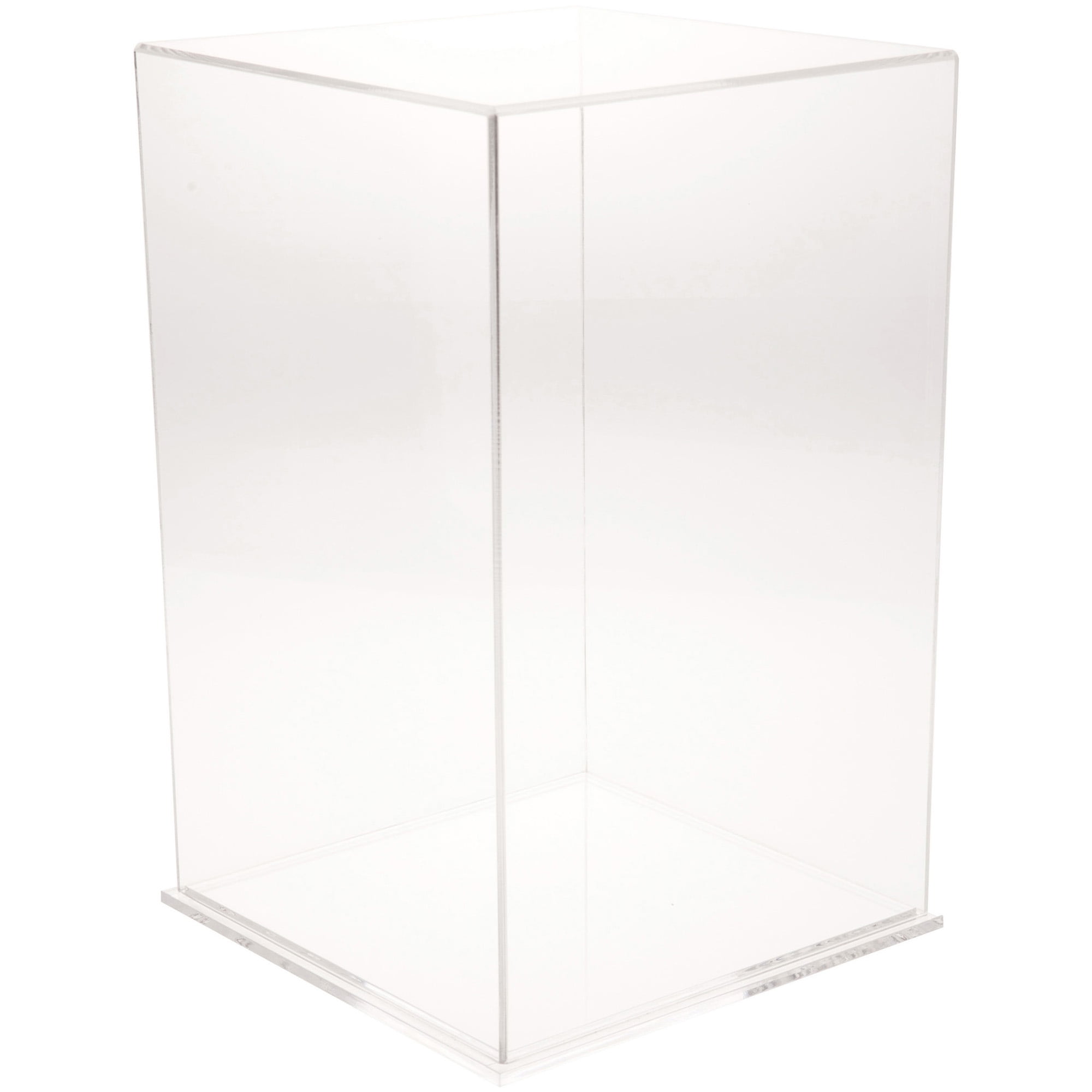 Plymor Clear Acrylic Display Case with Clear Base, 9" x 9" x 14 ...