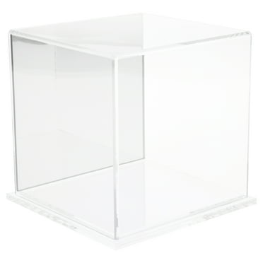 Plymor Clear Acrylic Display Case Box With Hinged Lid, 10" x 10" x 10 ...
