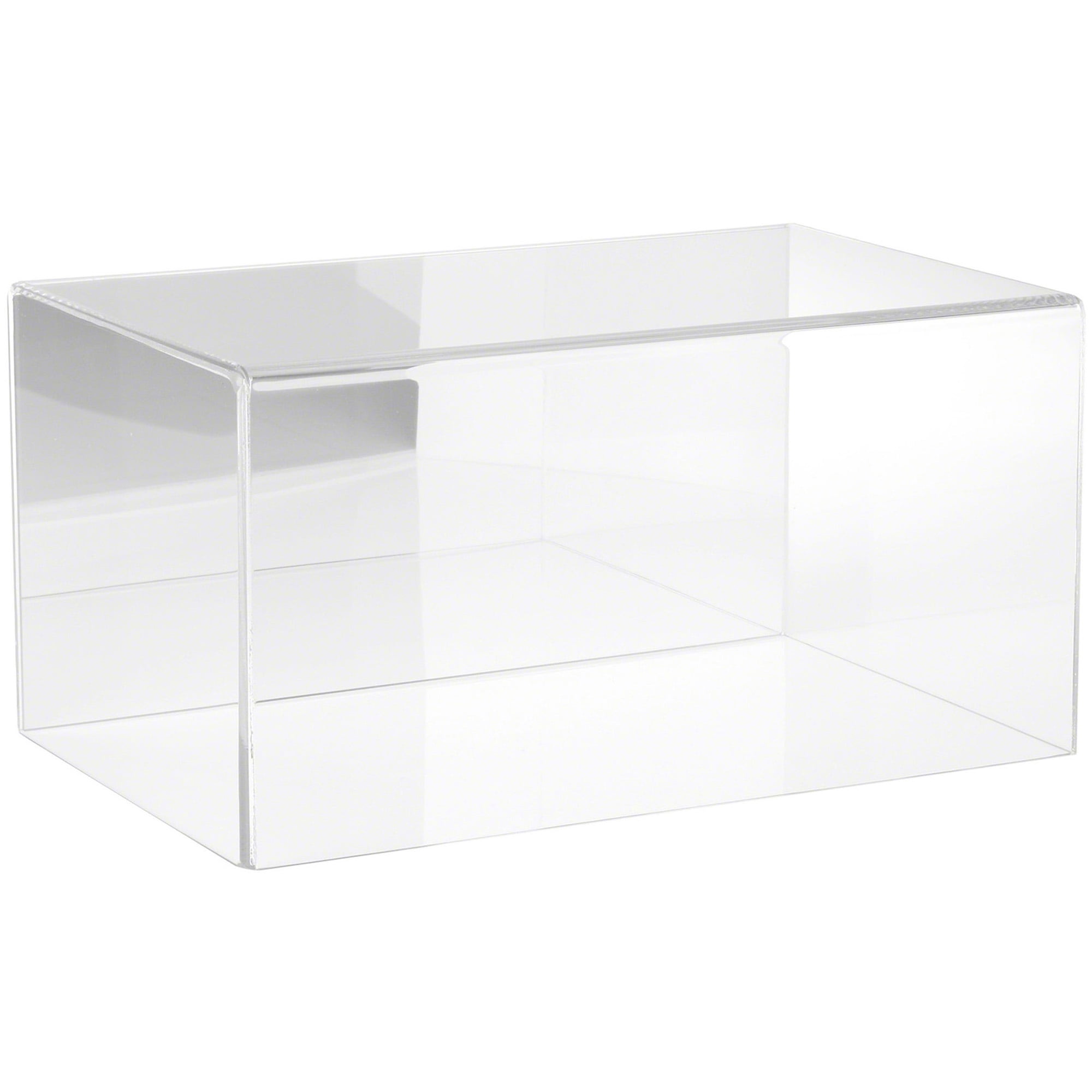 Plymor Large Professional Clear Plexiglass Acrylic Display Case, Mirror ...