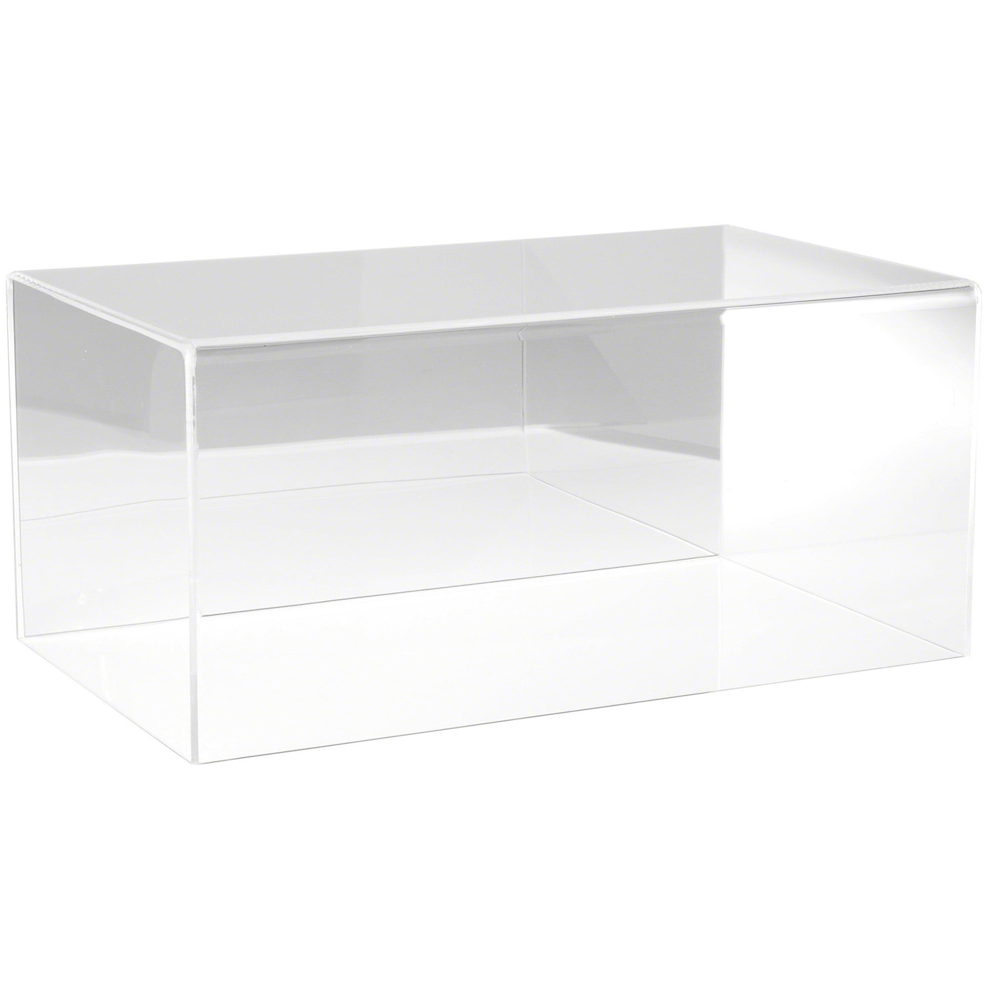 Plymor Clear Acrylic Display Case with No Base (Mirror Back), 20" W x ...