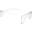 Plymor Clear Acrylic Display Riser with Tray Handles, 4" H x 18" W x 12 ...