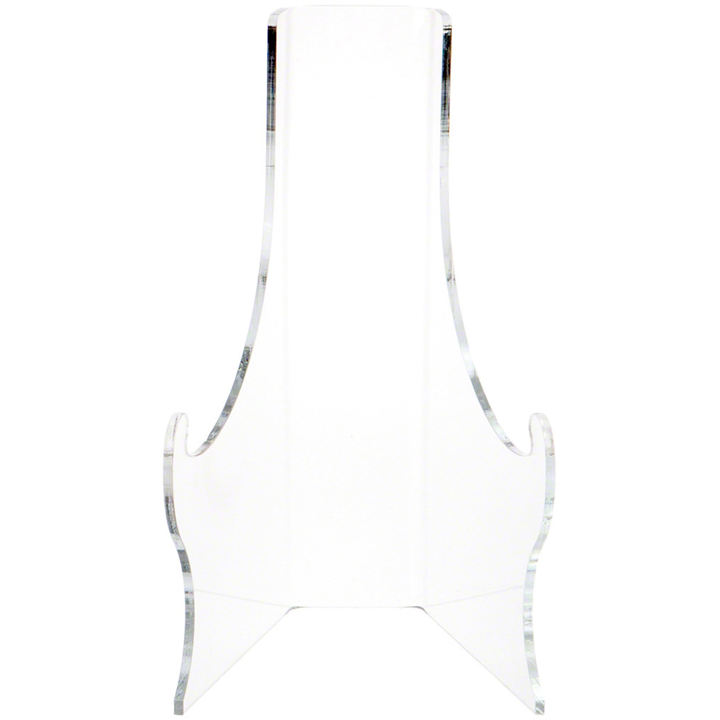 Plymor Clear Acrylic Elevated Flat Back Easel With Deep Support Ledges ...