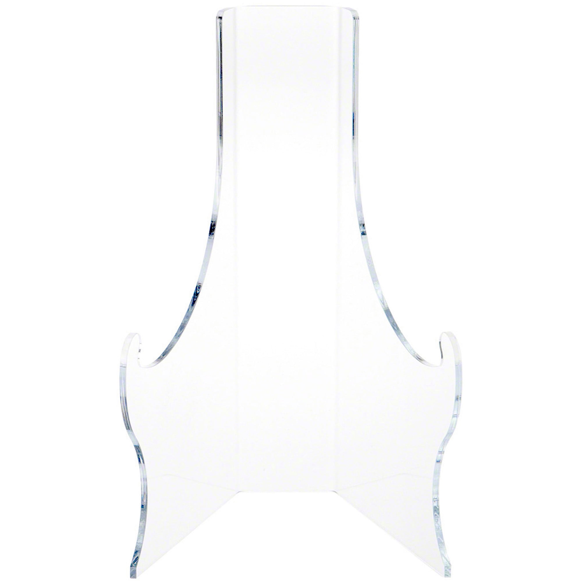 Plymor Clear Acrylic Elevated Flat Back Easel With Deep Support Ledges ...