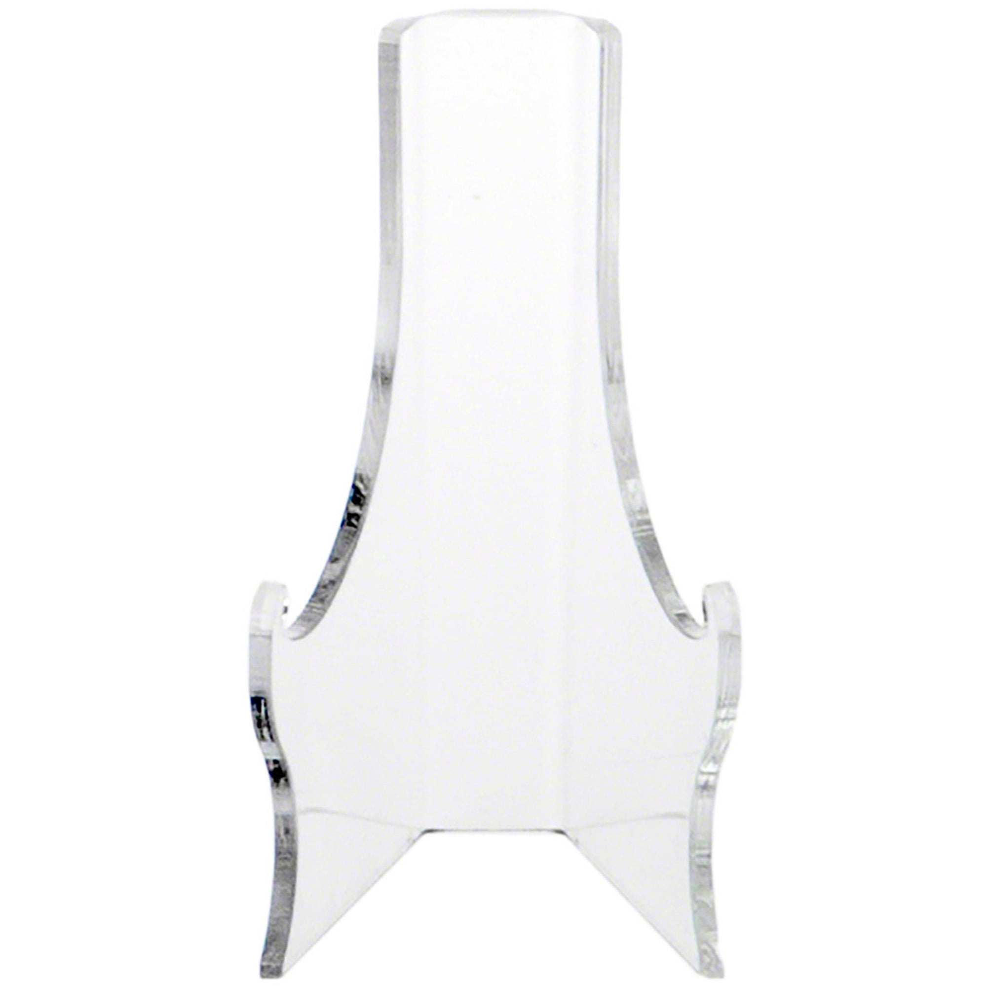 Plymor Clear Acrylic Elevated Flat Back Easel with Deep Support Ledges ...
