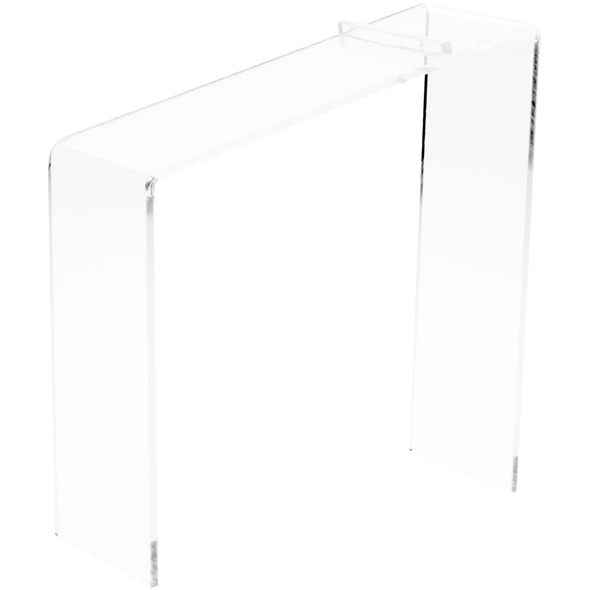 Plymor Clear Acrylic Elevated Heel Shoe Display Riser, 3" W x 9" D x 9 ...