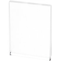 Azar 112740 3.5" W x 2.5" H L-Shaped Acrylic Sign Holder, 10Pack ...