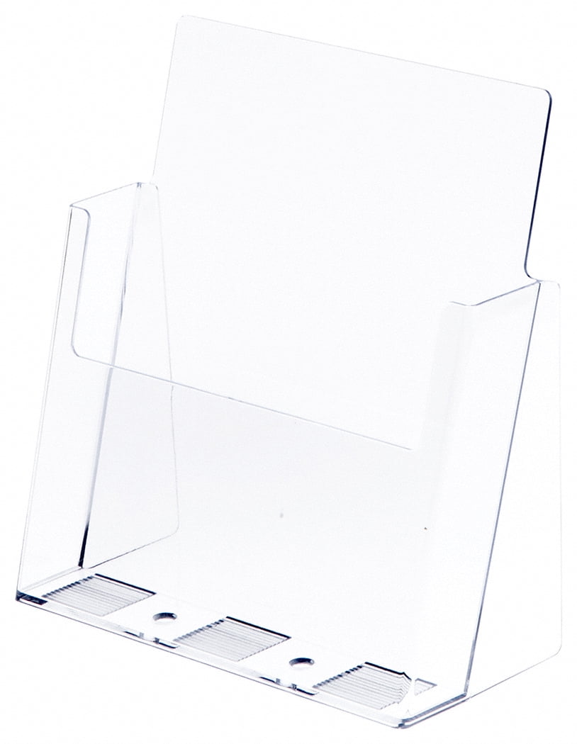 Plymor Clear Acrylic Paper Literature Holder (Countertop), Fits 8.5" x ...