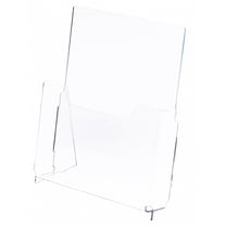 Plymor Clear Acrylic Paper Literature Holder (Countertop), Fits 8.5" x ...