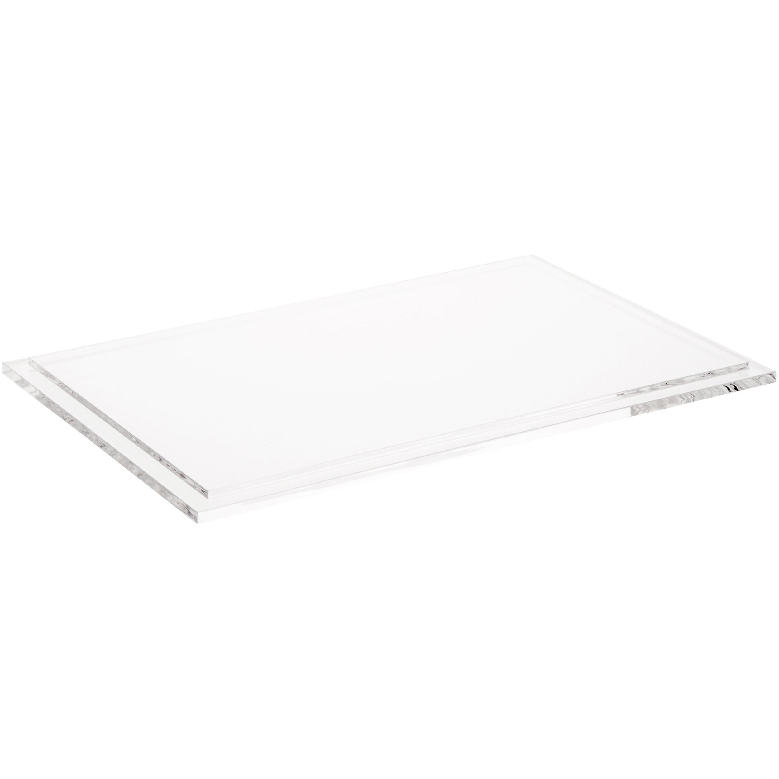 Plymor Clear Acrylic Rectangular Display Base, 11.625" W x 7.625" D x 0 ...