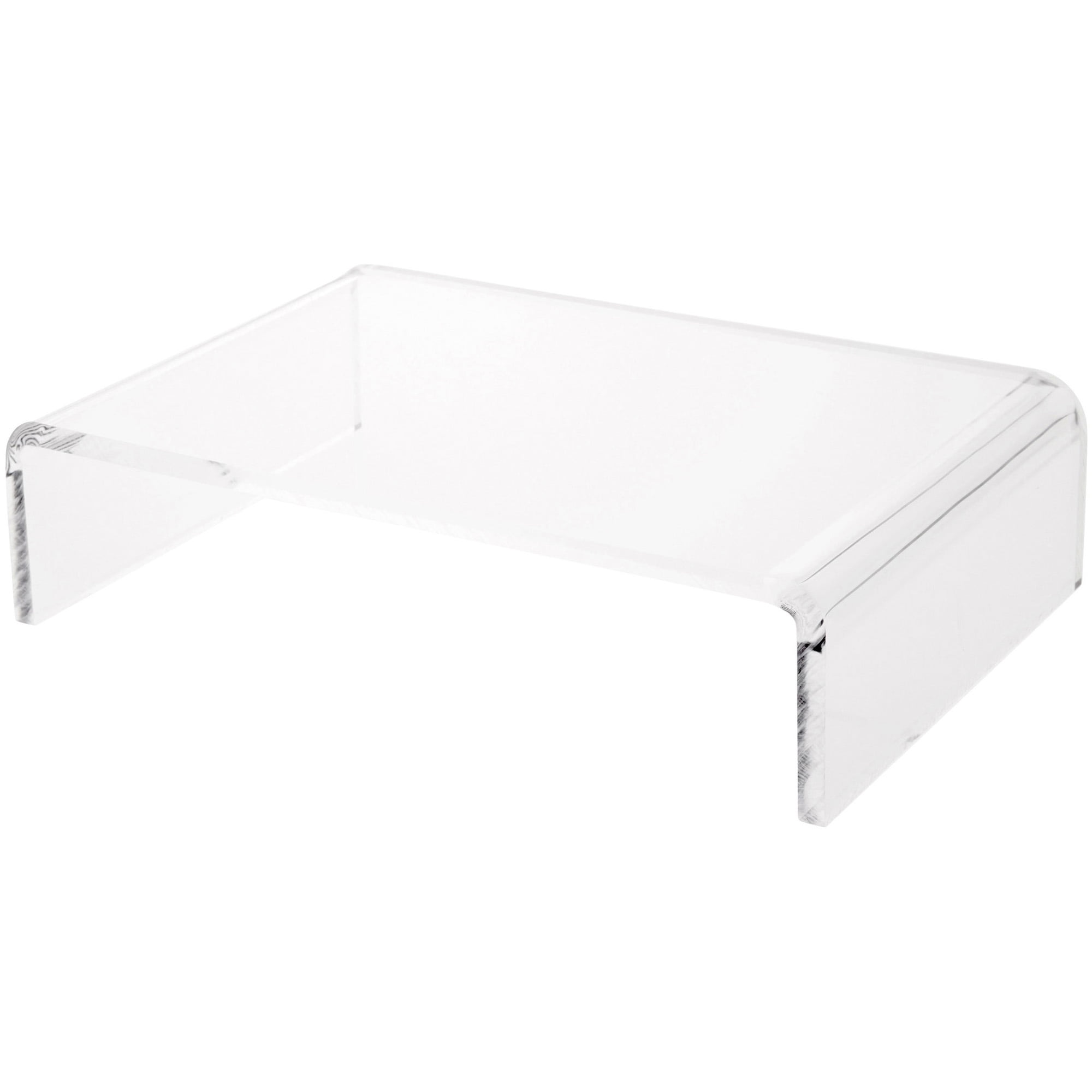 Plymor Clear Acrylic Rectangular Display Riser, 3" H x 12" W x 8" D (3/ ...