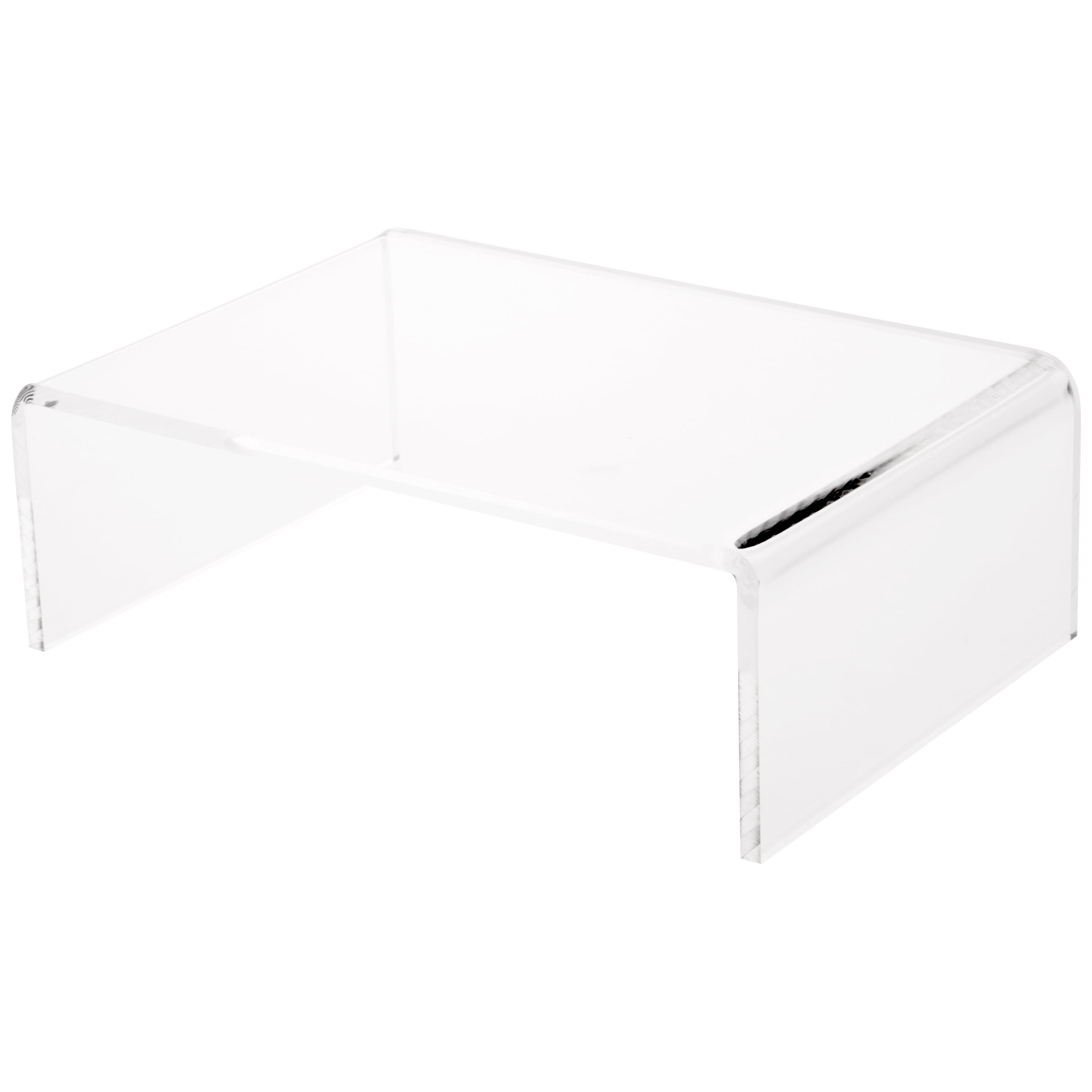 Plymor Clear Acrylic Rectangular Display Riser, 3" H x 9" W x 6" D ...
