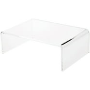 Plymor Clear Acrylic Square Display Riser, 7" H x 7" W x 7" D (1/8 ...