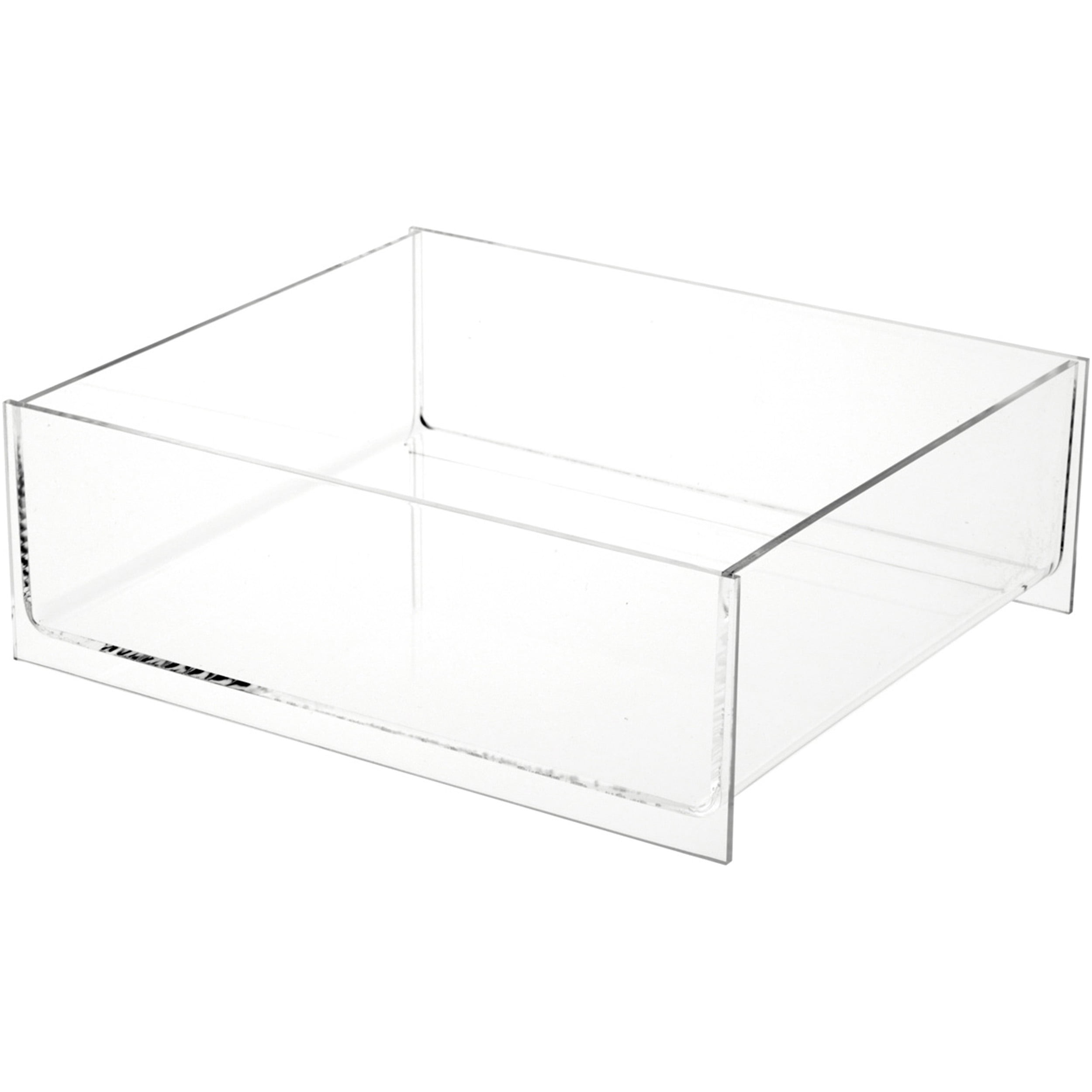 Plymor Clear Acrylic Rectangular Open Top Merchandise Display Tray, 7.5 ...