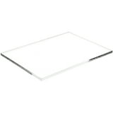 Plymor Clear Acrylic Rectangular Polished Edge Display Base, 8" W x 6" D x 0.25" H, Pack of 6 ...