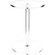 Plymor Clear Acrylic Flanged Display Stairs, 10" H x 10.1875" W x 11" D ...