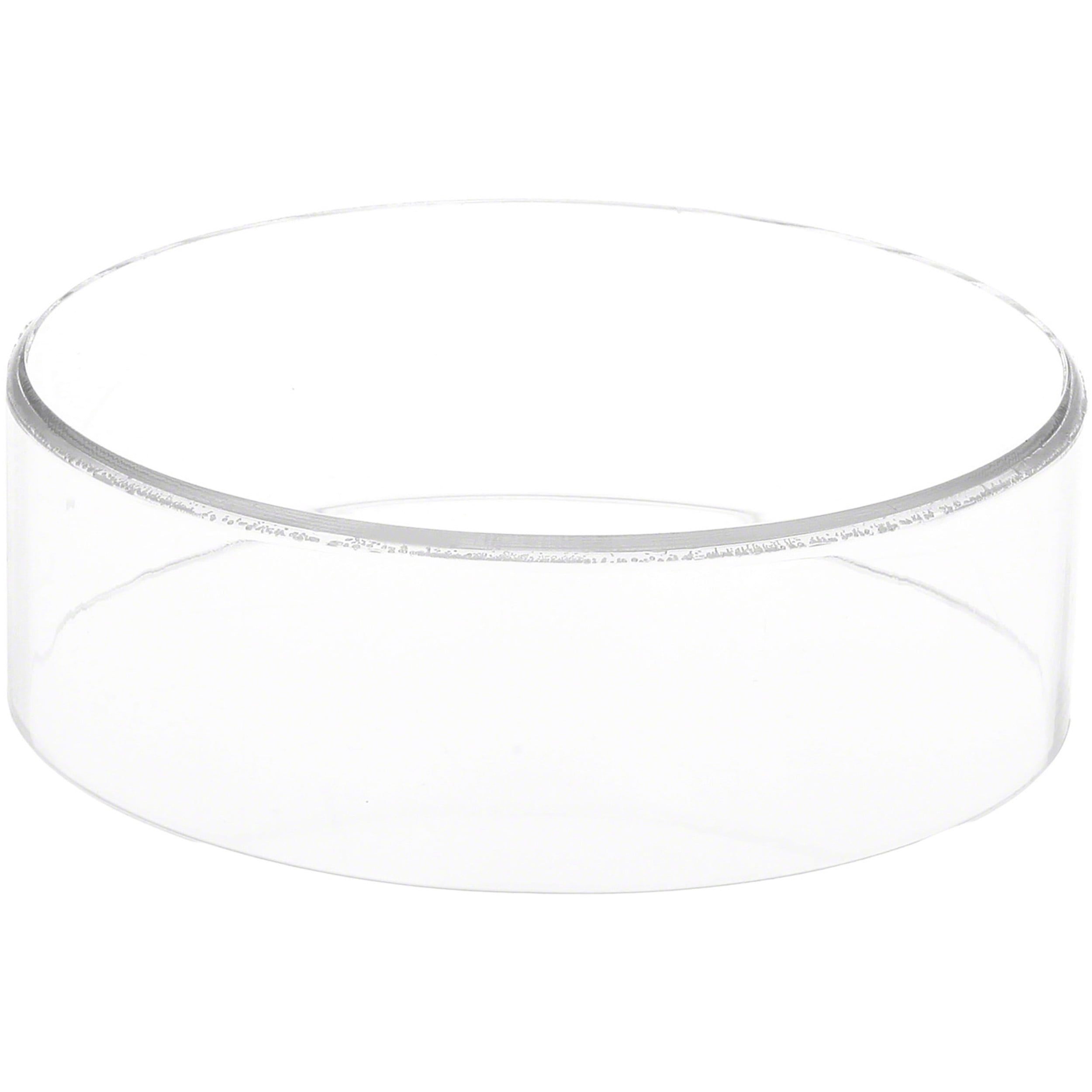 Plymor Clear Acrylic Round Cylinder Display Riser, 2" H x 6" D (6 Pack ...
