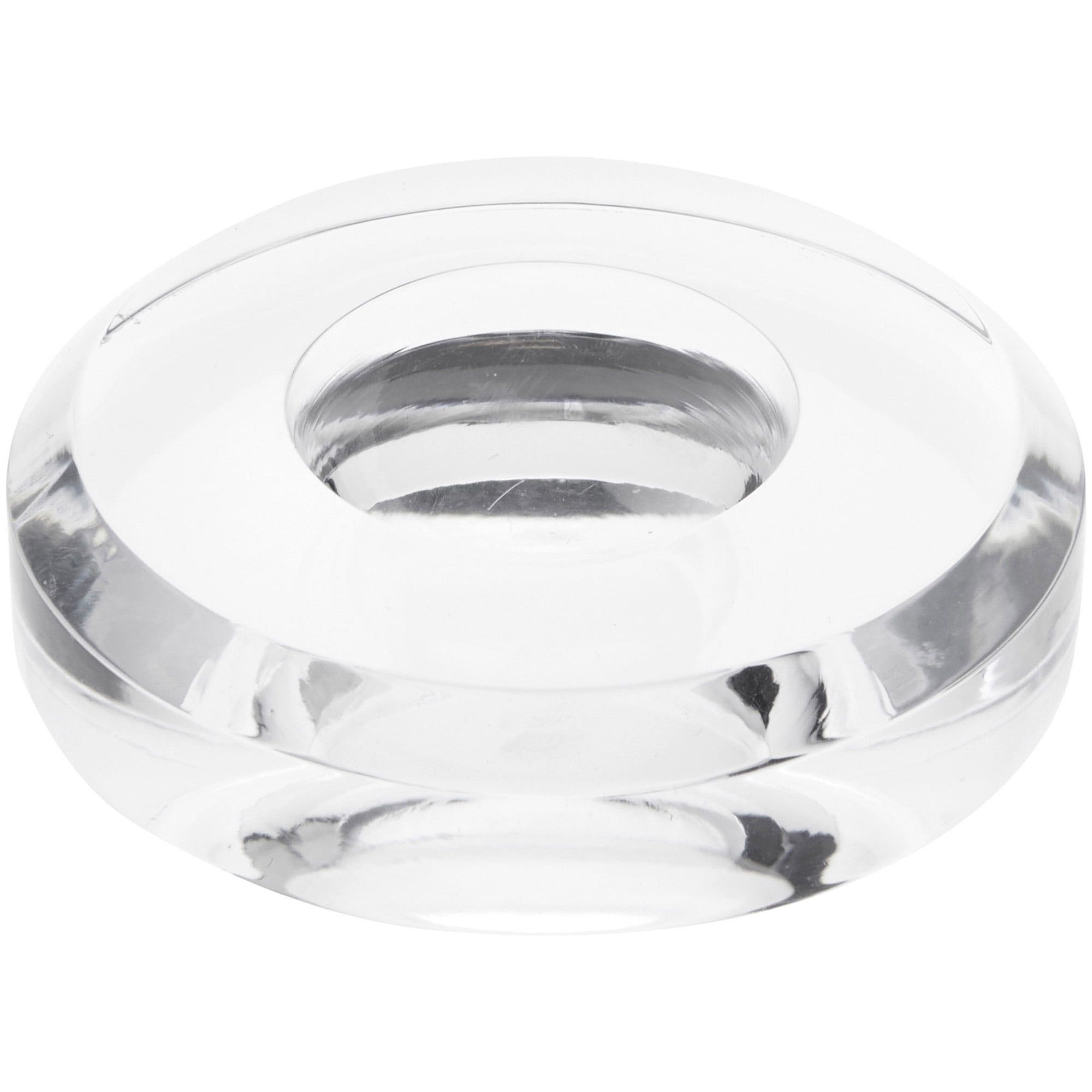 Plymor Clear Acrylic Round Display Base with Indented Circle to Hold ...