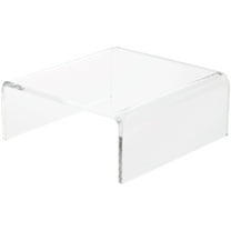 Plymor Clear Acrylic Rectangular Polished Edge Display Base, 8" W x 6 ...