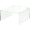 Plymor Clear Acrylic Display Riser with Tray Handles, 4" H x 18" W x 12 ...
