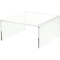 Plymor Clear Acrylic Display Riser with Tray Handles, 4" H x 18" W x 12 ...