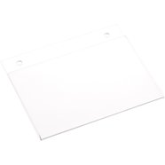 Azar 112740 3.5" W x 2.5" H L-Shaped Acrylic Sign Holder, 10Pack ...