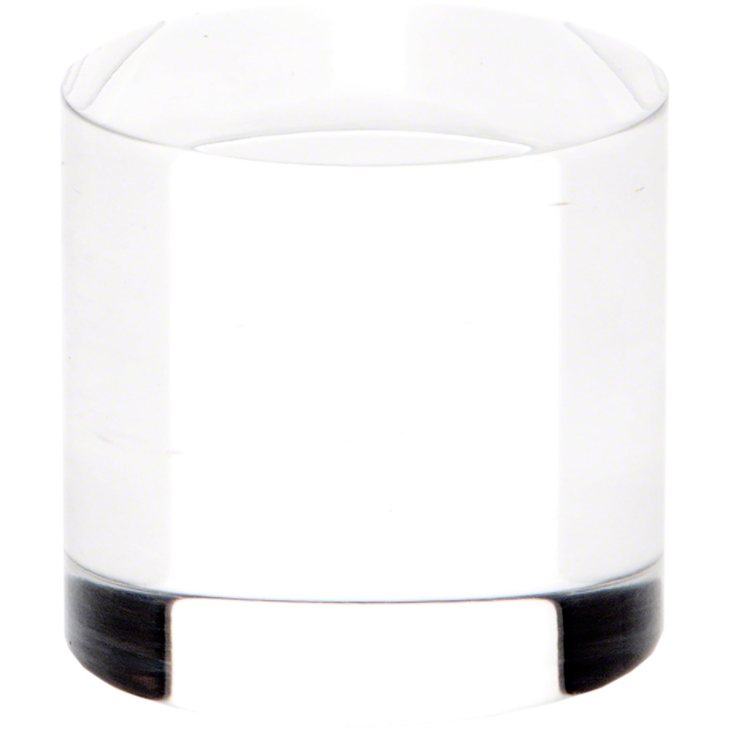 Plymor Clear Acrylic Solid Cylinder Round Display Riser, 1.5" H x 1.5 ...